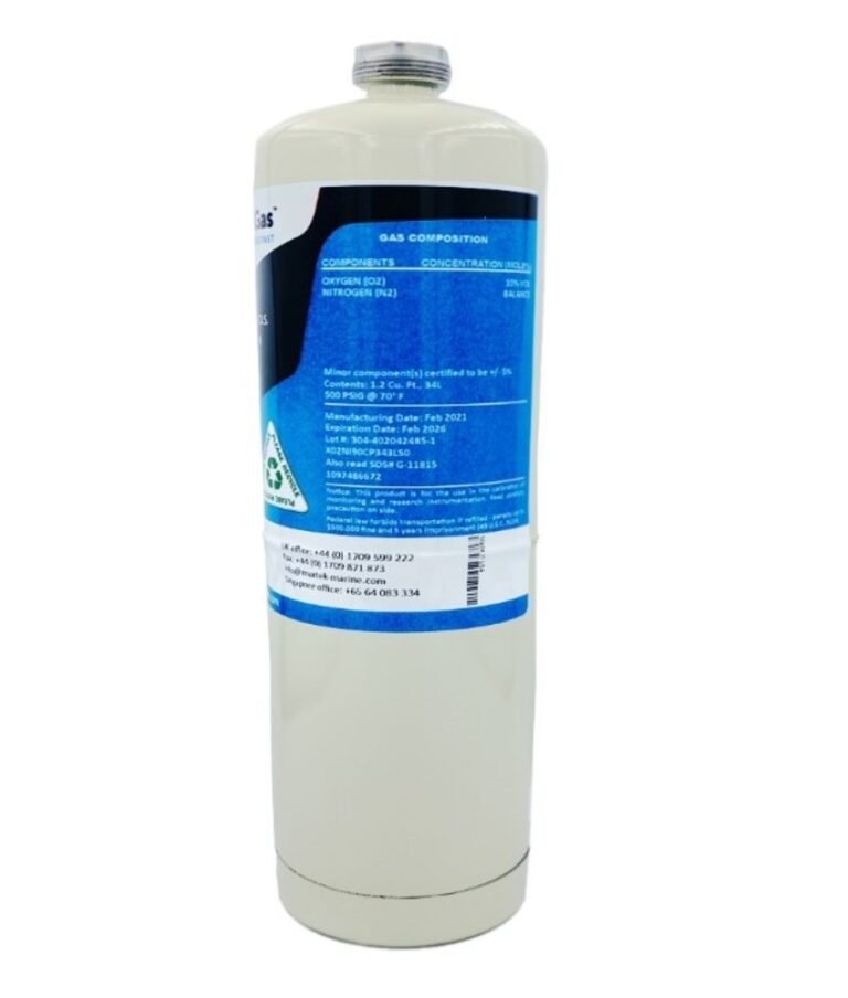 Calibration Gas-30% VOL Oxygen, Balance Nitrogen (34L) | East Wind ...
